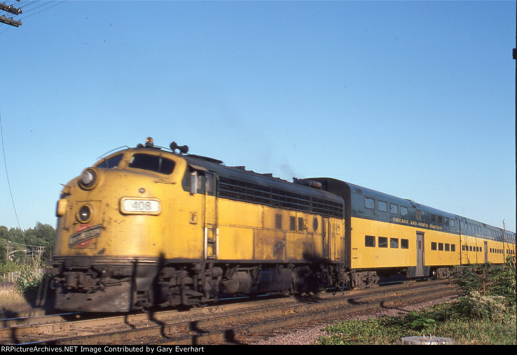 CNW F7A #408 - Chicago & North Western